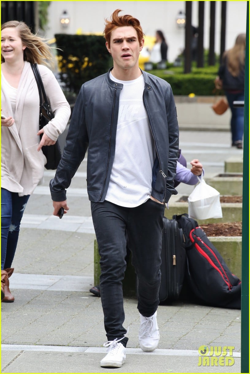 Full Sized Photo of kj apa red hair archie vancouver 02 | KJ Apa Shows ...
