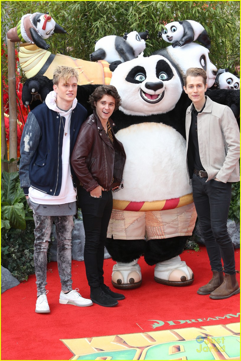 The Vamps Meet Up With Po at 'Kung Fu Panda 3' Premiere in London ...