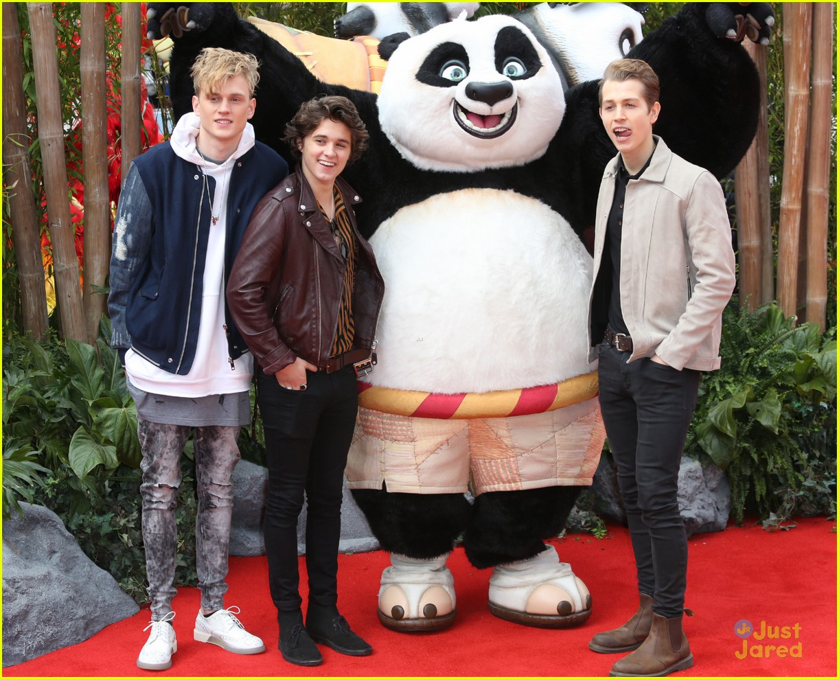 The Vamps Meet Up With Po at 'Kung Fu Panda 3' Premiere in London ...