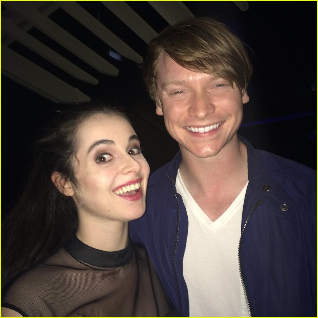 Calum Worthy Supports Laura Marano At Weekend Commodore Performance ...