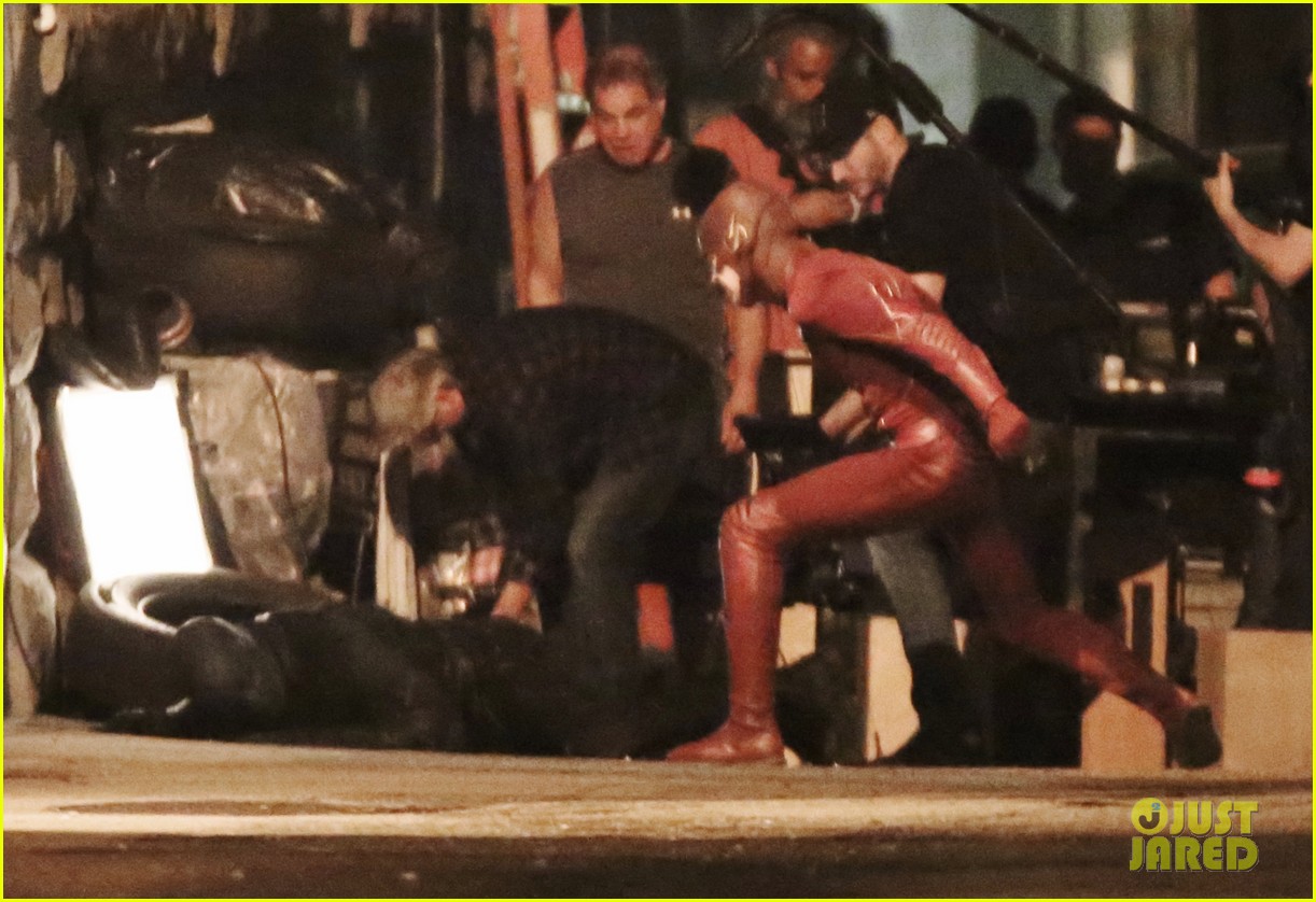 Grant Gustin Films Fight Scenes with Teddy Sears Before Wrapping 'The ...