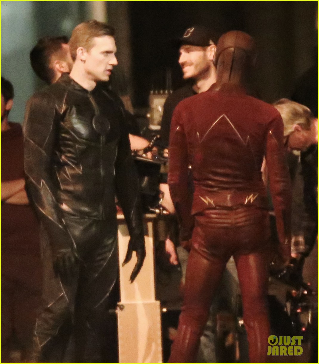 Grant Gustin Films Fight Scenes with Teddy Sears Before Wrapping 'The ...