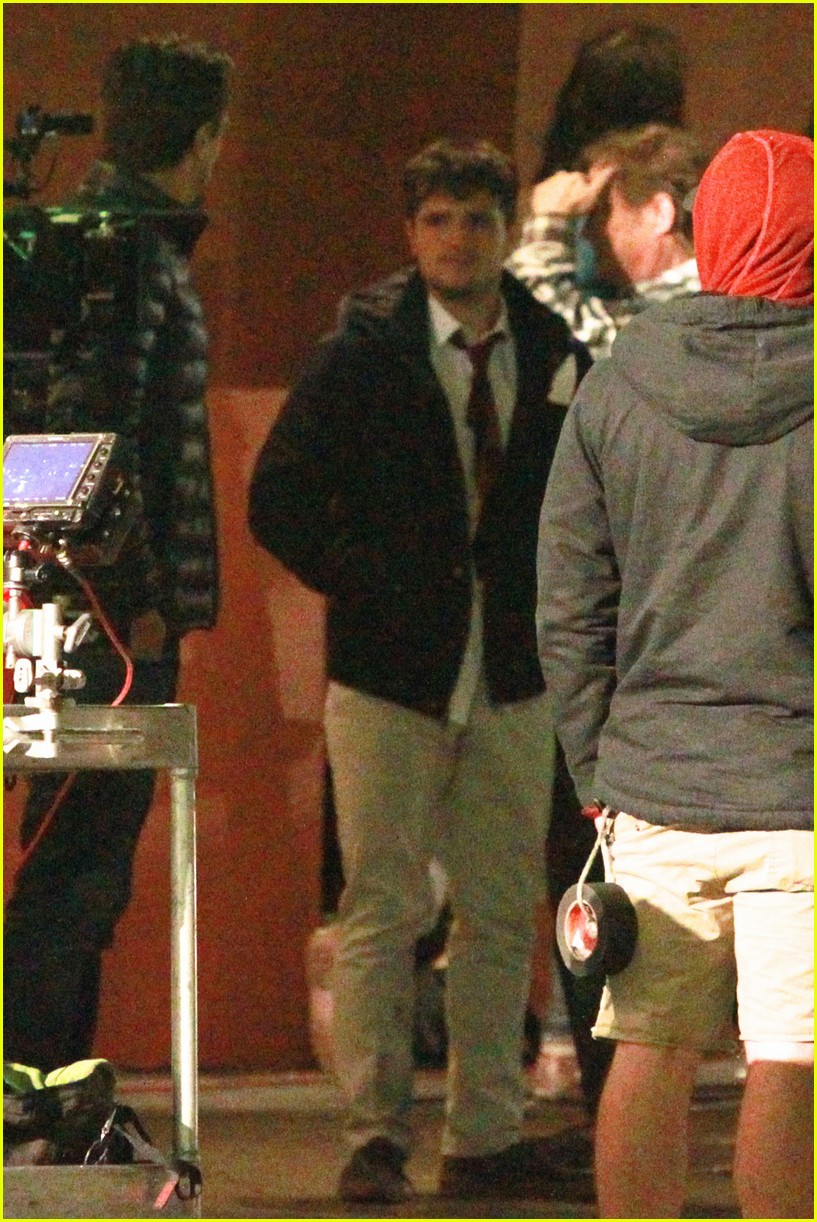 Josh Hutcherson Films Explosion for 'Future Man' With Seth Rogen ...