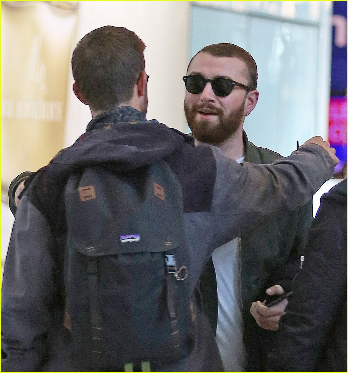 Sam Smith Is Welcomed With Hugs Upon London Landing | Photo 952852 ...
