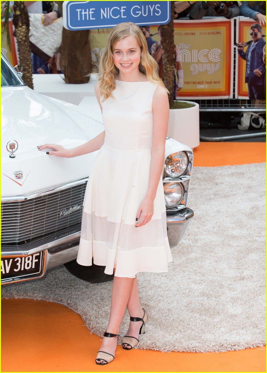 Angourie Rice Premieres 'The Nice Guys' In London with Ryan Gosling ...