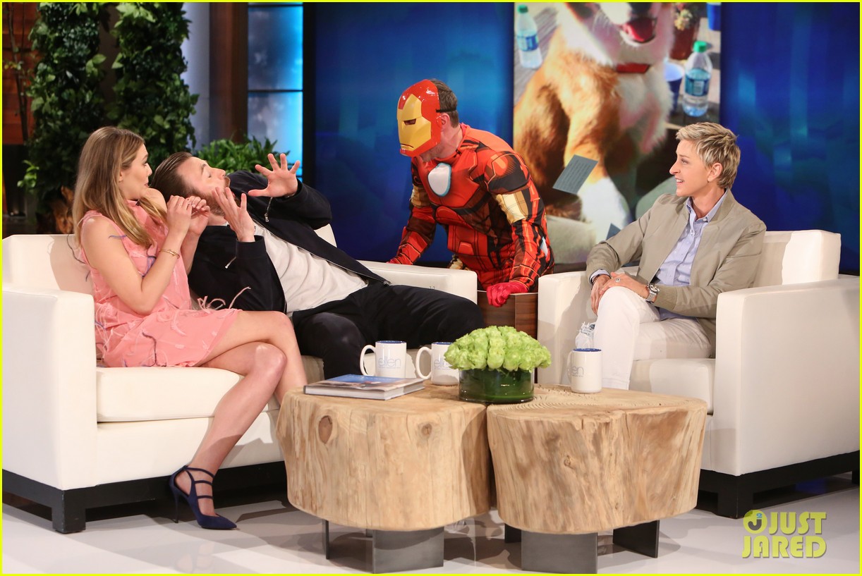 Watch Chris Evans Scare Elizabeth Olsen on 'The Ellen Show'! | Photo ...