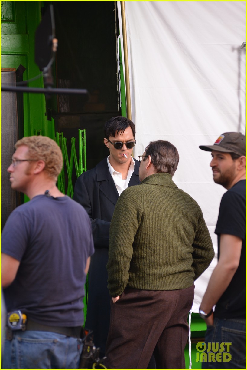 Nicholas Hoult Continues Filming New Movie 'Rebel in the Rye' | Photo ...