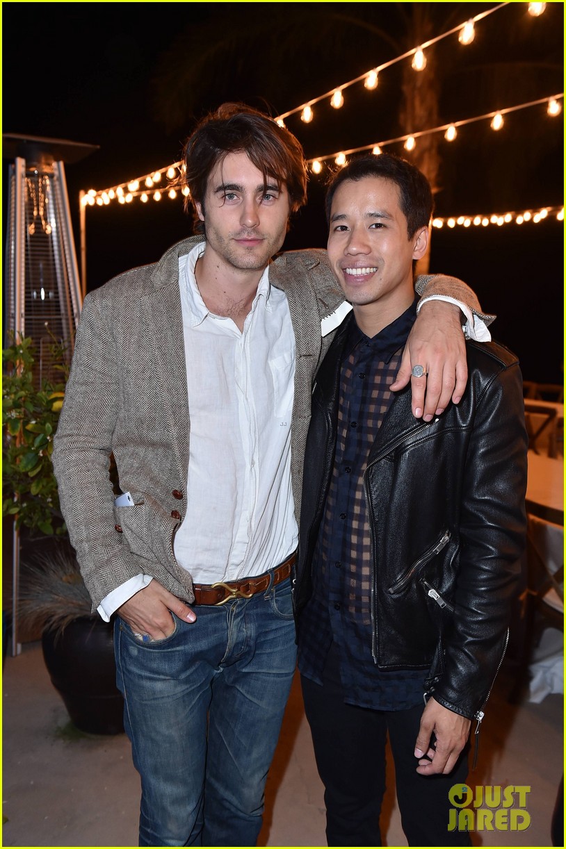Lukas Gage & Oliver Edwin Buddy Up at Just Jared & Vintage Grocers ...