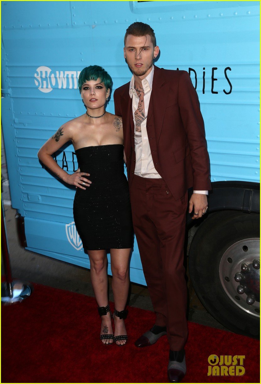Halsey & Machine Gun Kelly Hit 'Roadies' Premiere Together | Photo ...