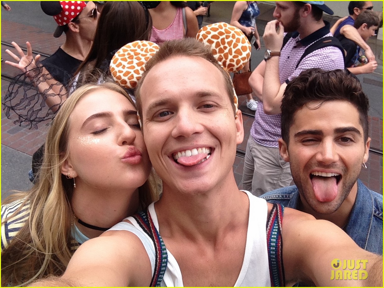 Max Ehrich & Veronica Dunne Pack on the PDA at Disneyland! | Photo ...