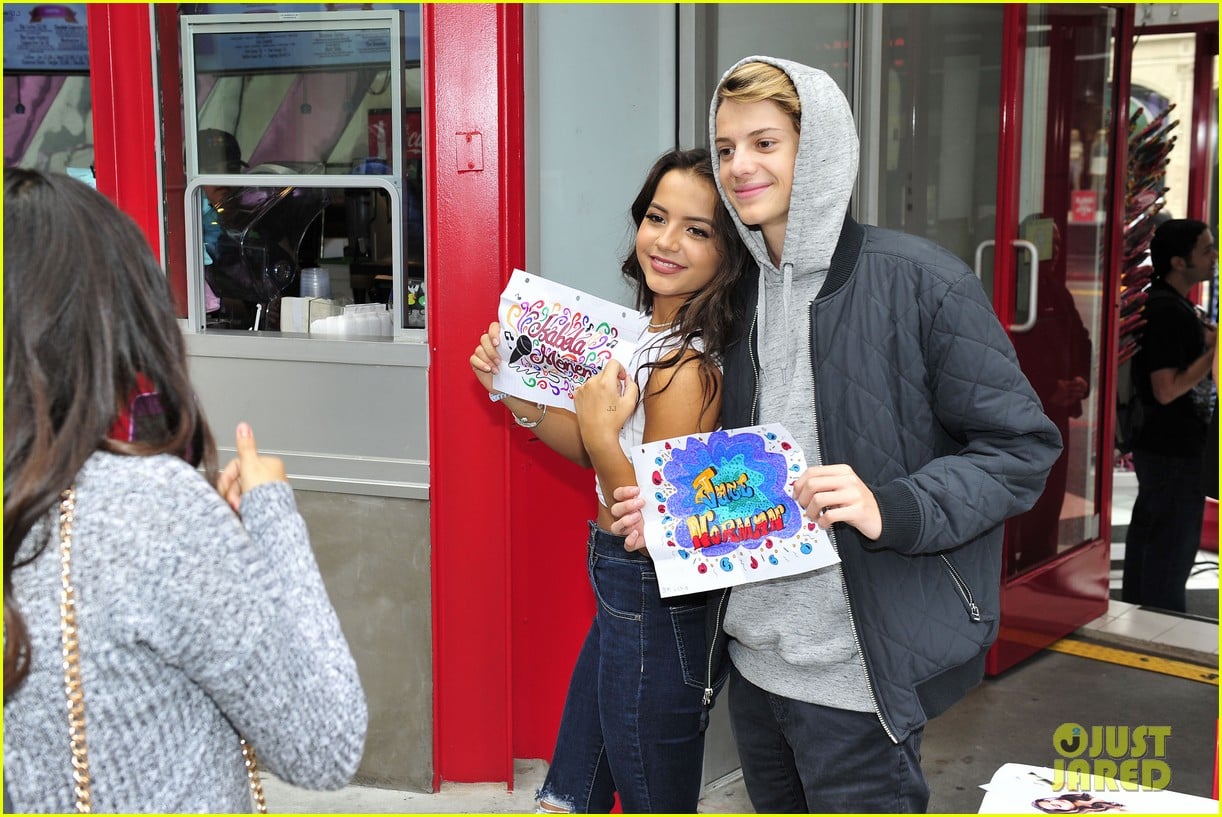 Isabela Moner And Jace Norman Make One Cute Couple At Sugar Factory
