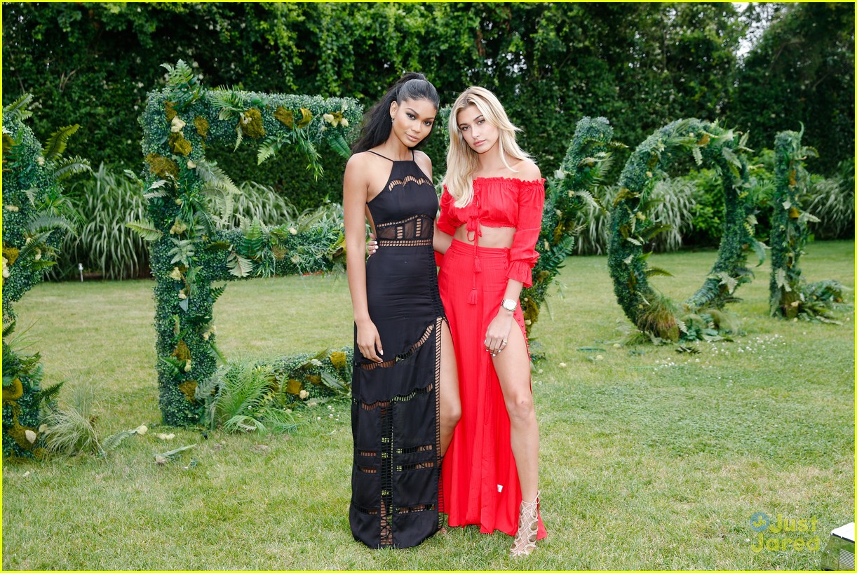 Hailey Baldwin Parties It Up in Hamptons at REVOLVE Summer Splash Party ...