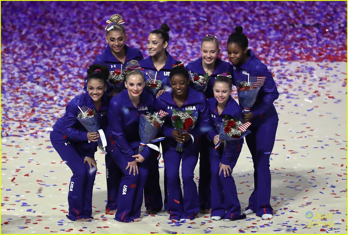 Aly Raisman, Simone Biles, & US Women's Gymnasts React to Making ...