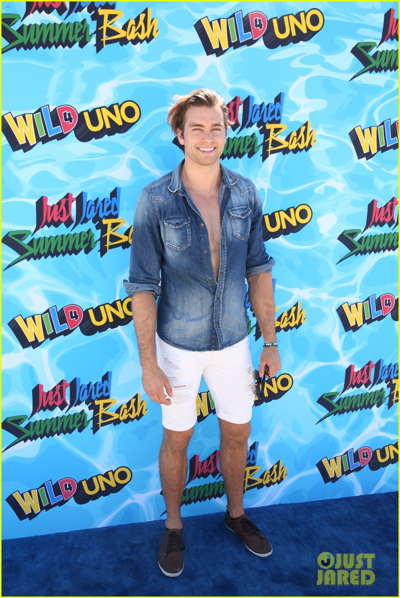 Garrett Clayton & Pierson Fode Go For a Swim at Just Jared's Summer ...