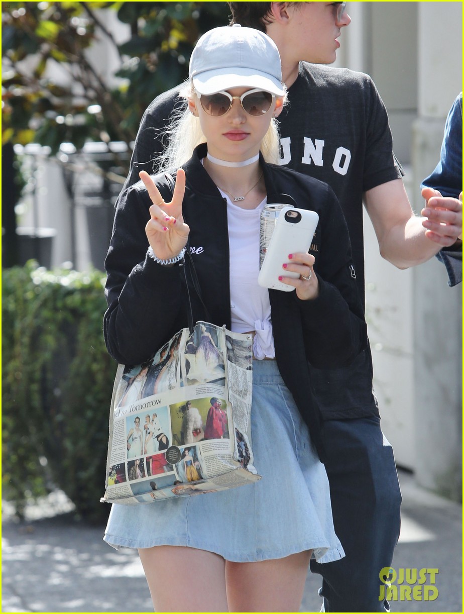 Dove Cameron & Mitchell Hope Grab Breakfast Together in Vancouver ...