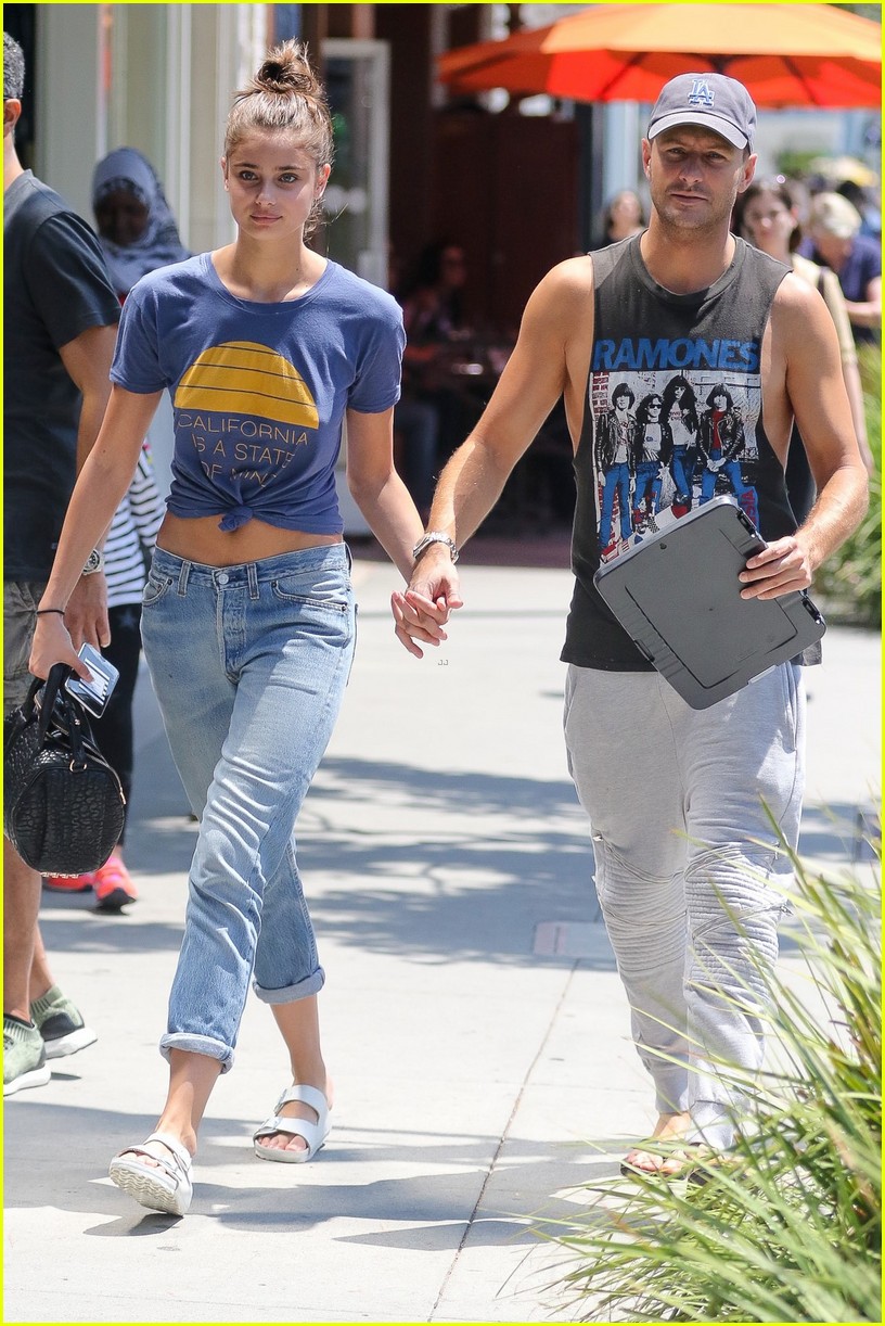Full Sized Photo of taylor hill hangs with boyfriend michael stephen shank after returning from ...