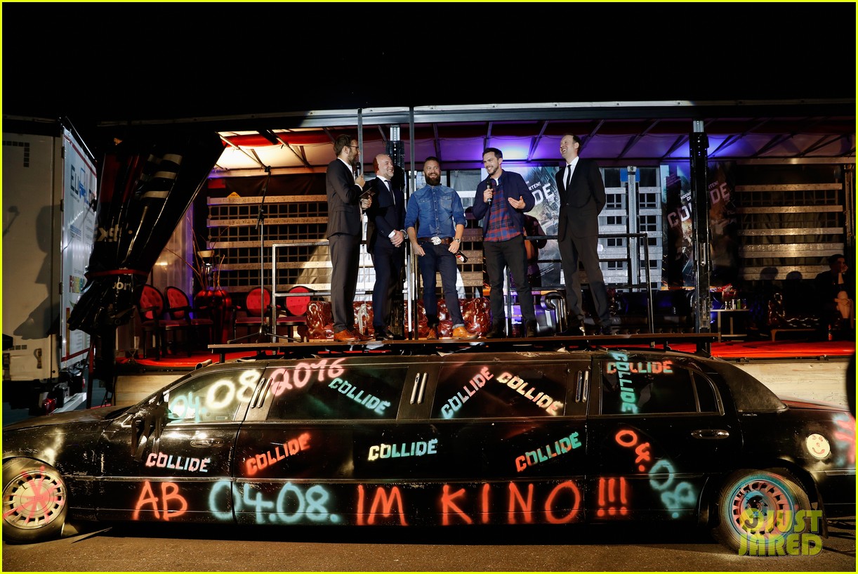 Full Sized Photo of nicholas hoult kicks off collide press in germany ...