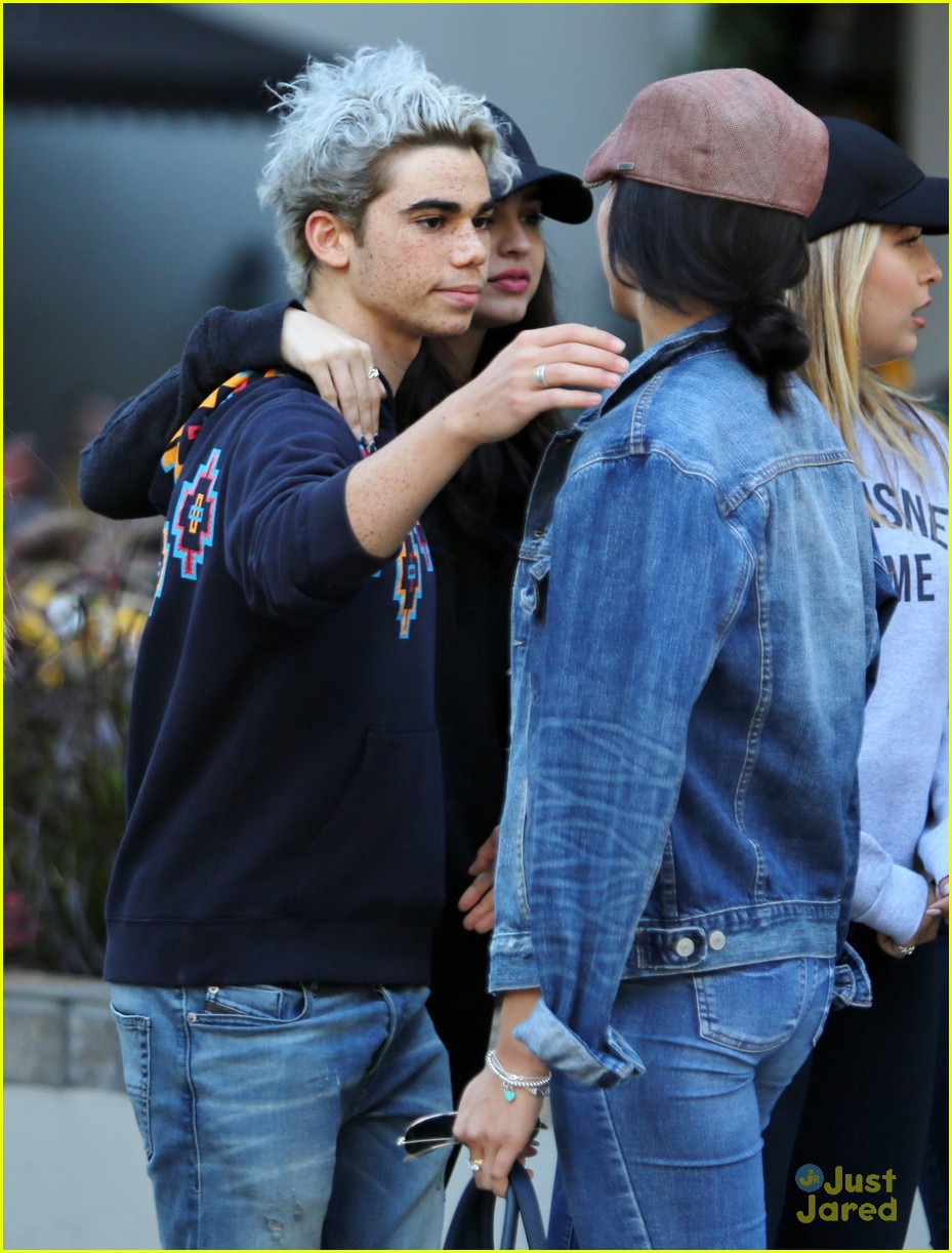 Sofia Carson & Cameron Boyce Join 'Descendants' Co-stars For Dinner ...