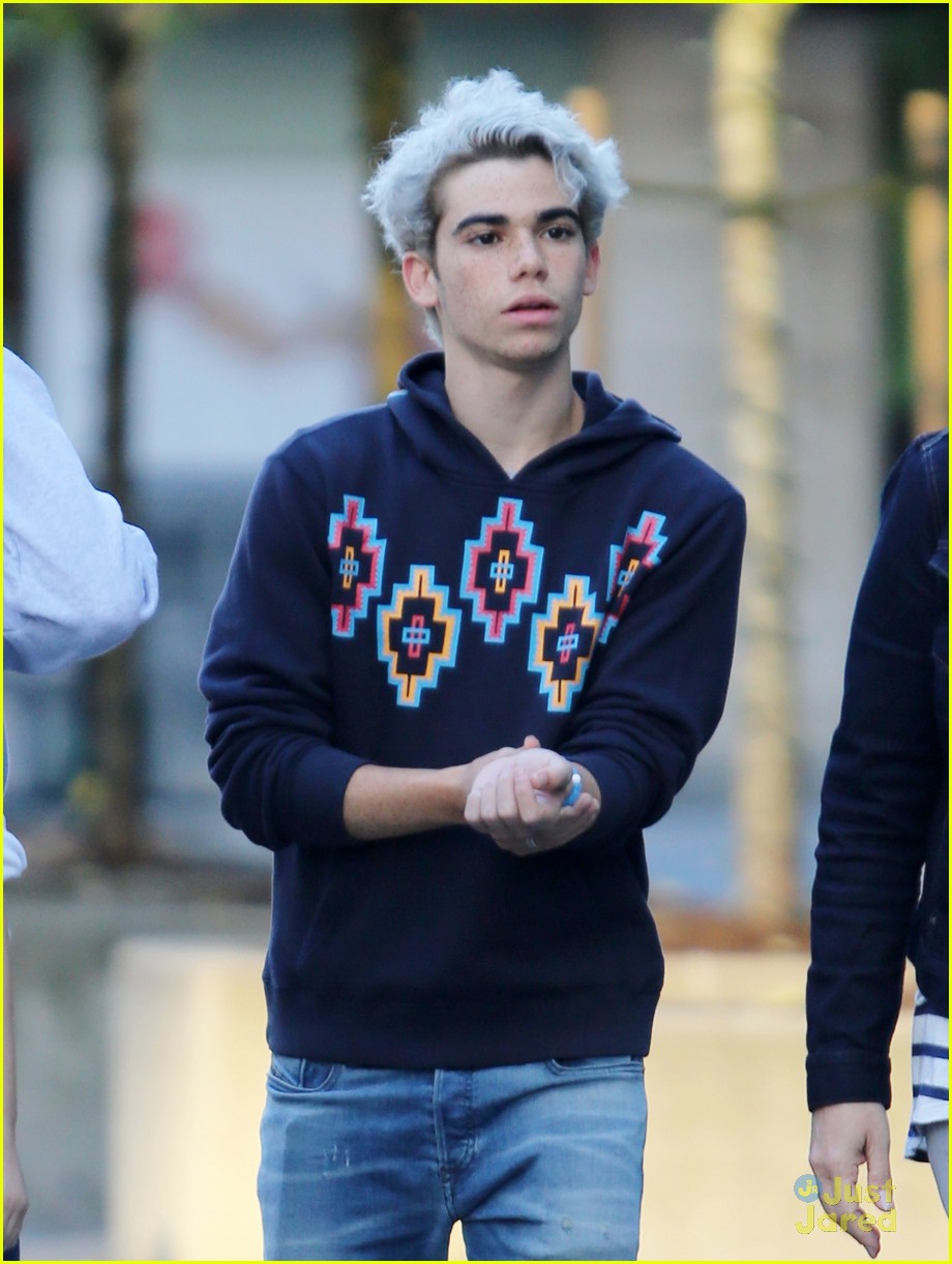 Sofia Carson & Cameron Boyce Join 'Descendants' Co-stars For Dinner ...