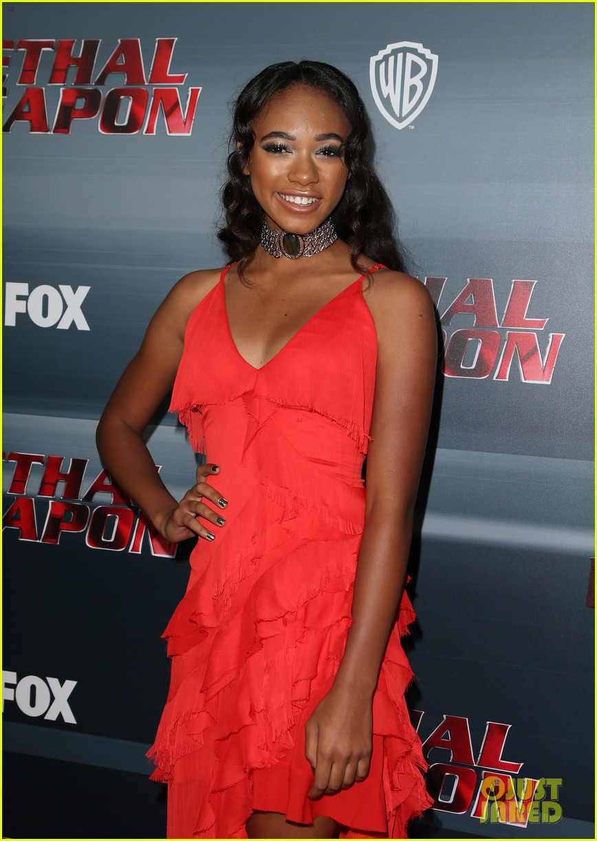 Chandler Kinney & Dante Brown Premiere 'Lethal Weapon' in Los Angeles ...