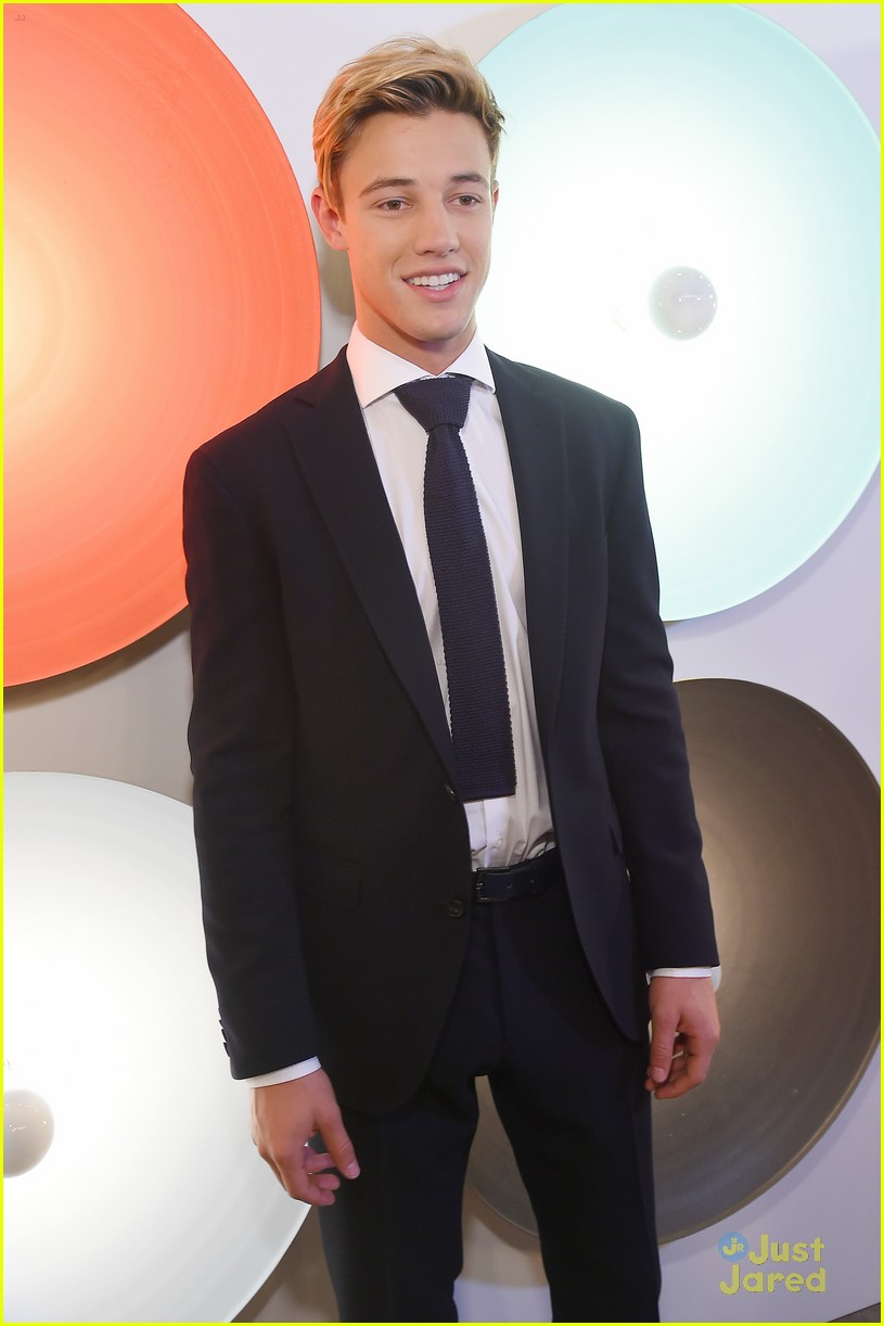 Full Sized Photo of cameron dallas boss womens show nyfw social ...