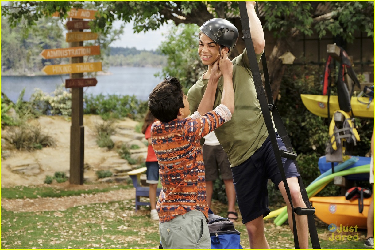 Full Sized Photo of luke flies back bunkd camp stills 01 | Cameron ...