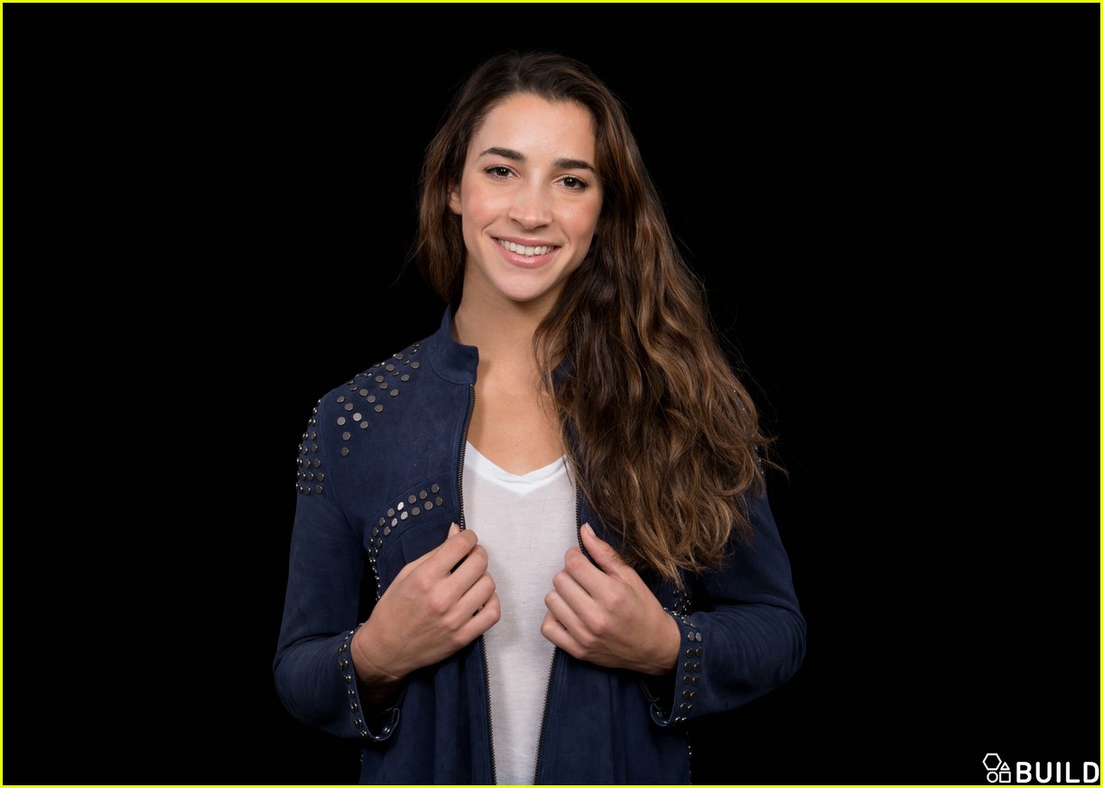 Full Sized Photo of aly raisman aol build series nyc 04 | Aly Raisman ...