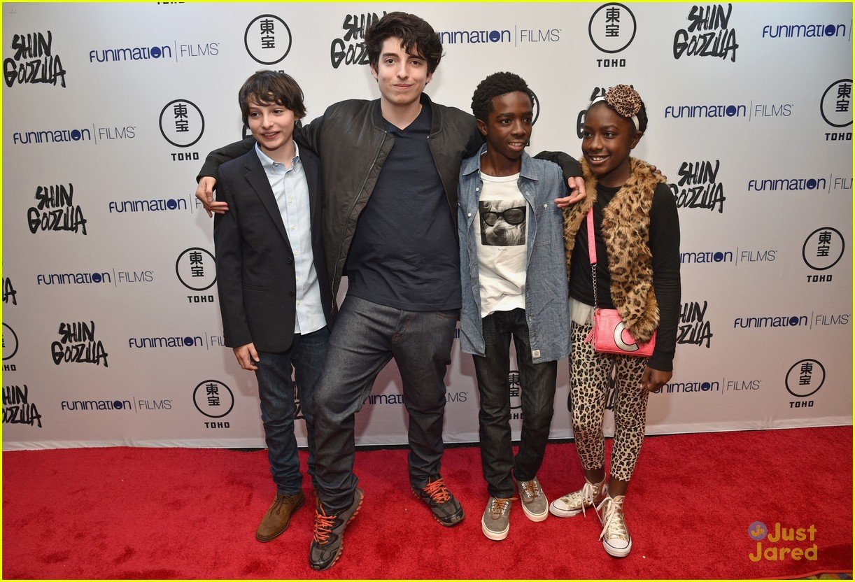 Full Sized Photo of caleb mclaughlin finn wolfhard shin godzilla nycc ...