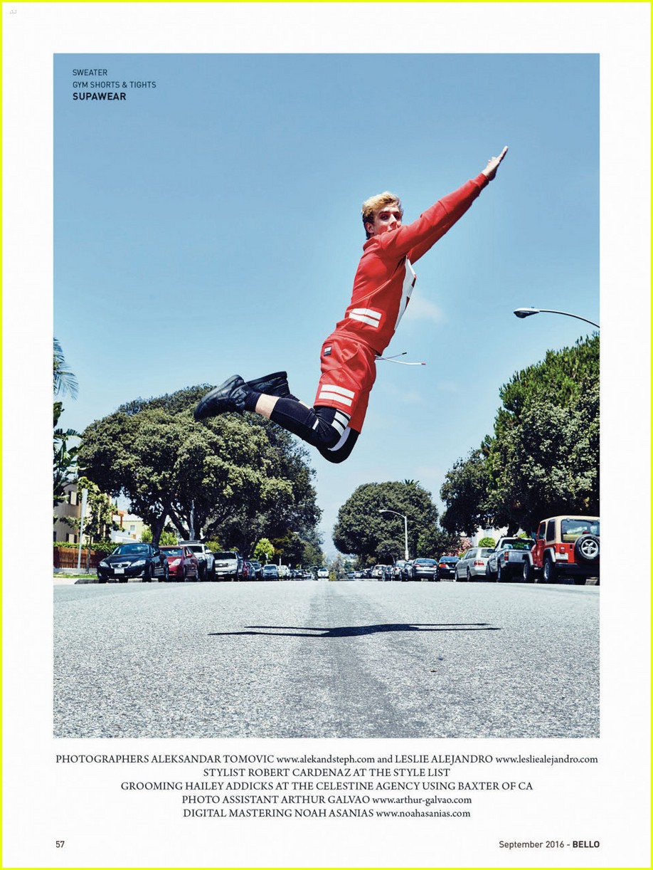 Full Sized Photo of jake paul shirtless back book bello mag feature 10 ...