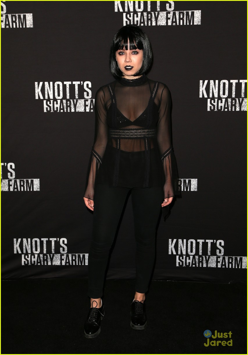 Jennette McCurdy Goes Goth For Knott's Scary Farm 2016 Opening | Photo ...