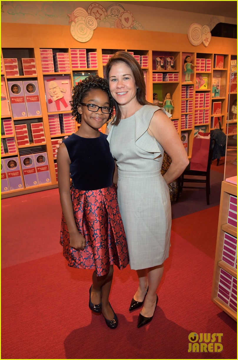 Marsai Martin Gets Support From 'Black-ish' Cast at 'American Girl ...