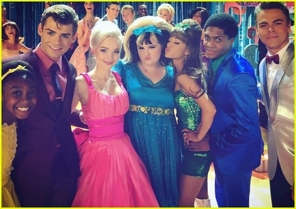 Dove Cameron Shares Hairspray Live Selfie With Ariana Grande