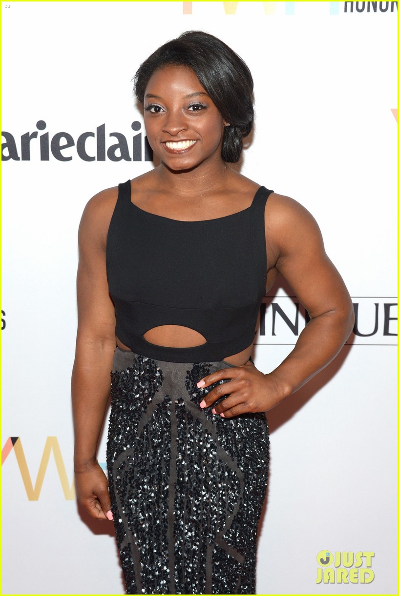 Full Sized Photo of victoria justice simone biles stun at young womens ...