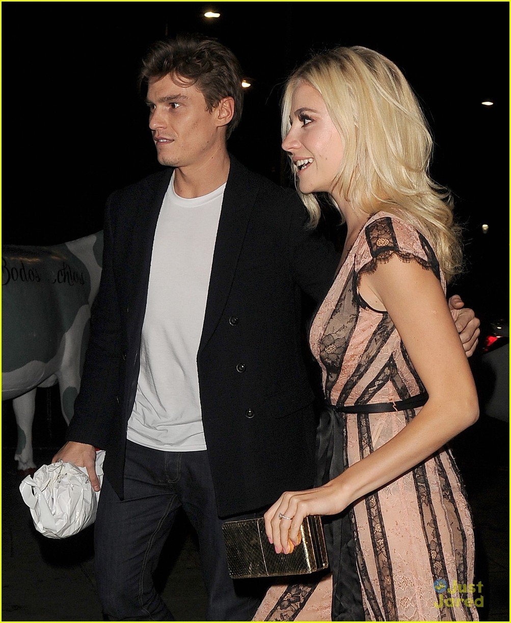 Newly Engaged Pixie Lott & Oliver Cheshire Celebrate Their Engagement ...