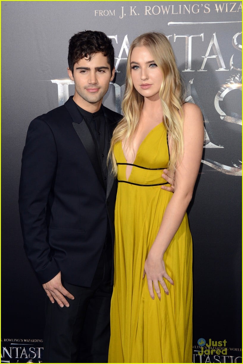 Veronica Dunne & Max Ehrich Are Still Going Strong at 'Fantastic Beasts ...