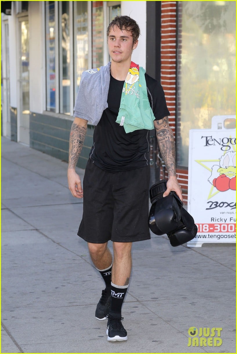 Justin Bieber's New Workout Passion Seems to Be Boxing! | Photo 1054926 ...