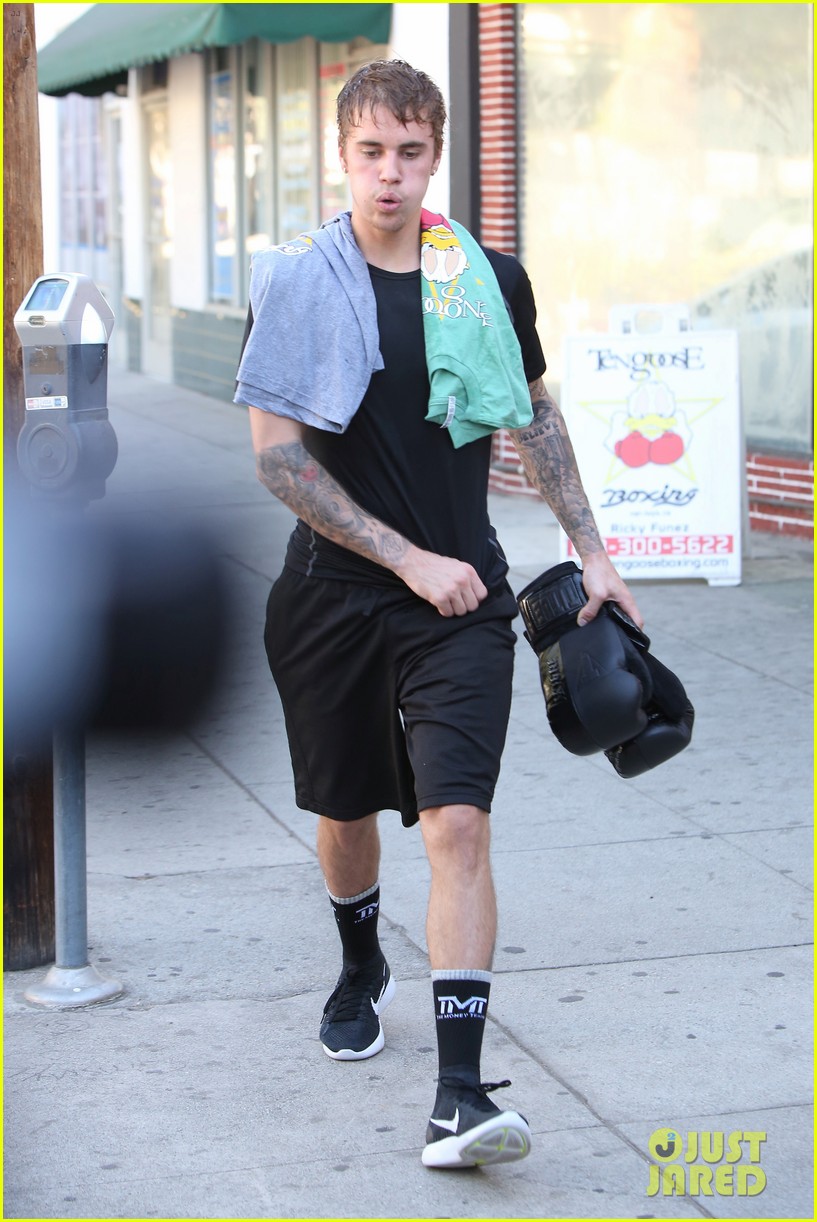 Justin Bieber's New Workout Passion Seems to Be Boxing! | Photo 1054940 ...
