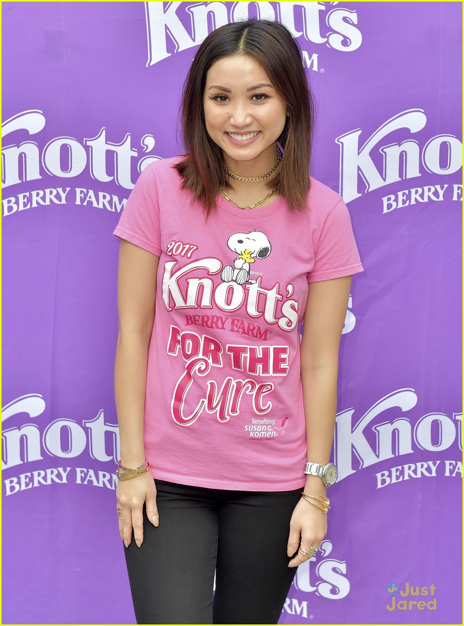Brenda Song Screams For A Cure at Knott's Berry Farm Breast Cancer ...