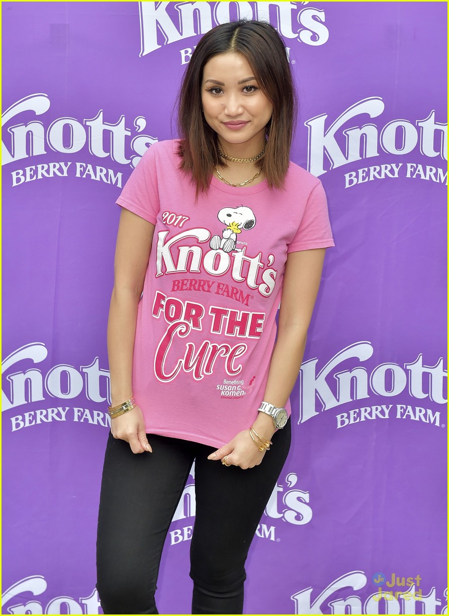 Brenda Song Screams For A Cure at Knott's Berry Farm Breast Cancer ...
