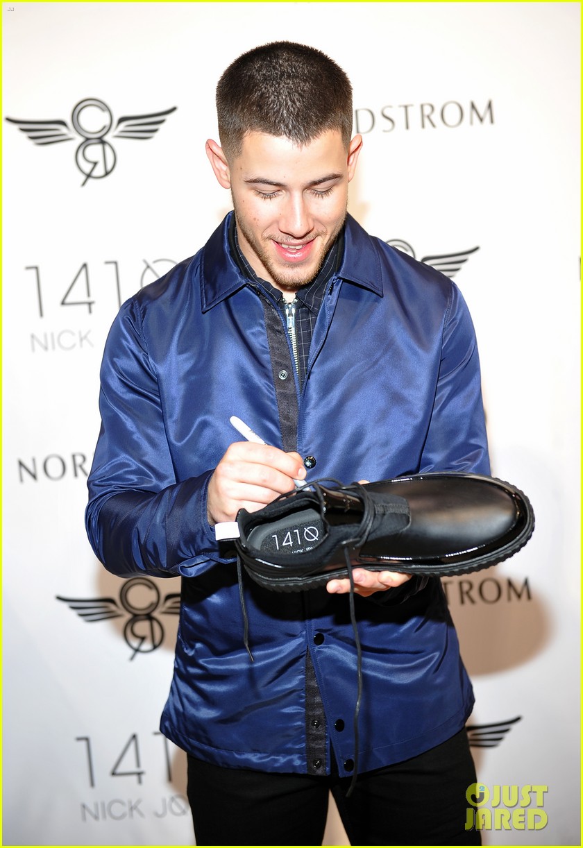 Nick Jonas Launches His 1410 Shoe Collection at Nordstrom at The Grove ...