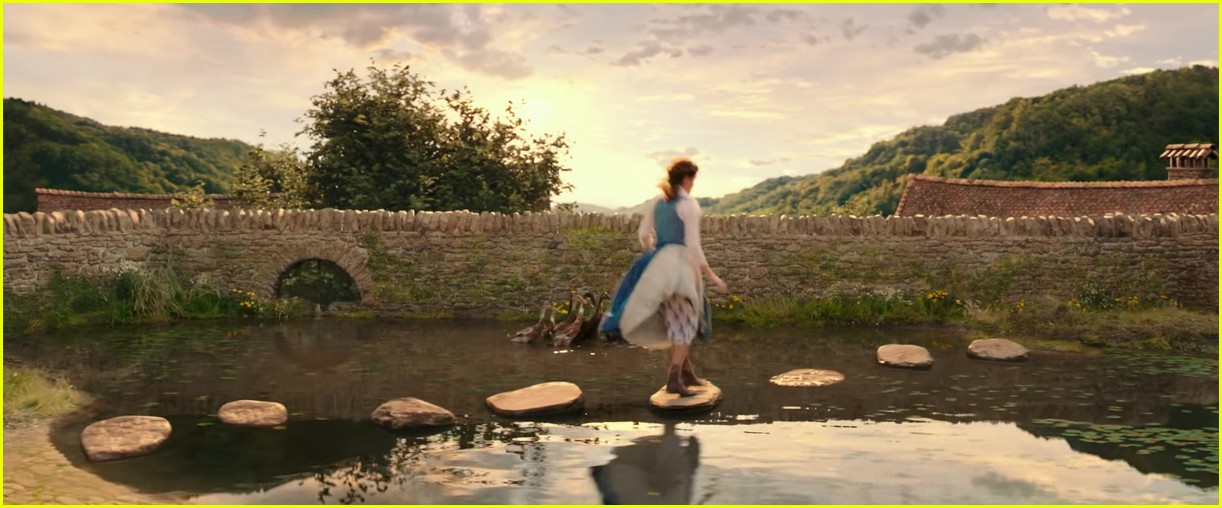 Full Sized Photo of emma watson sings belle beauty and the beast first look clip 05 | Bonjour ...