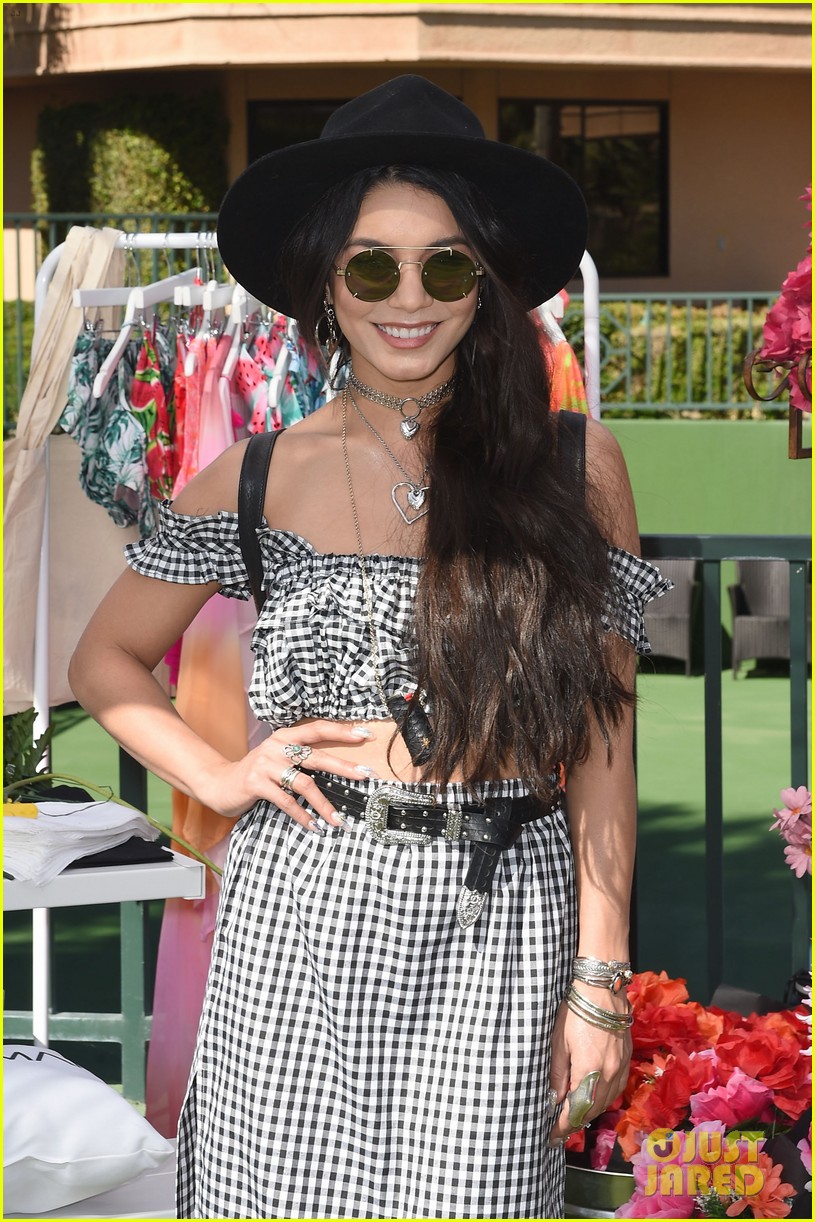 Vanessa Hudgens & Sister Stella Match with Their Coachella Day One ...