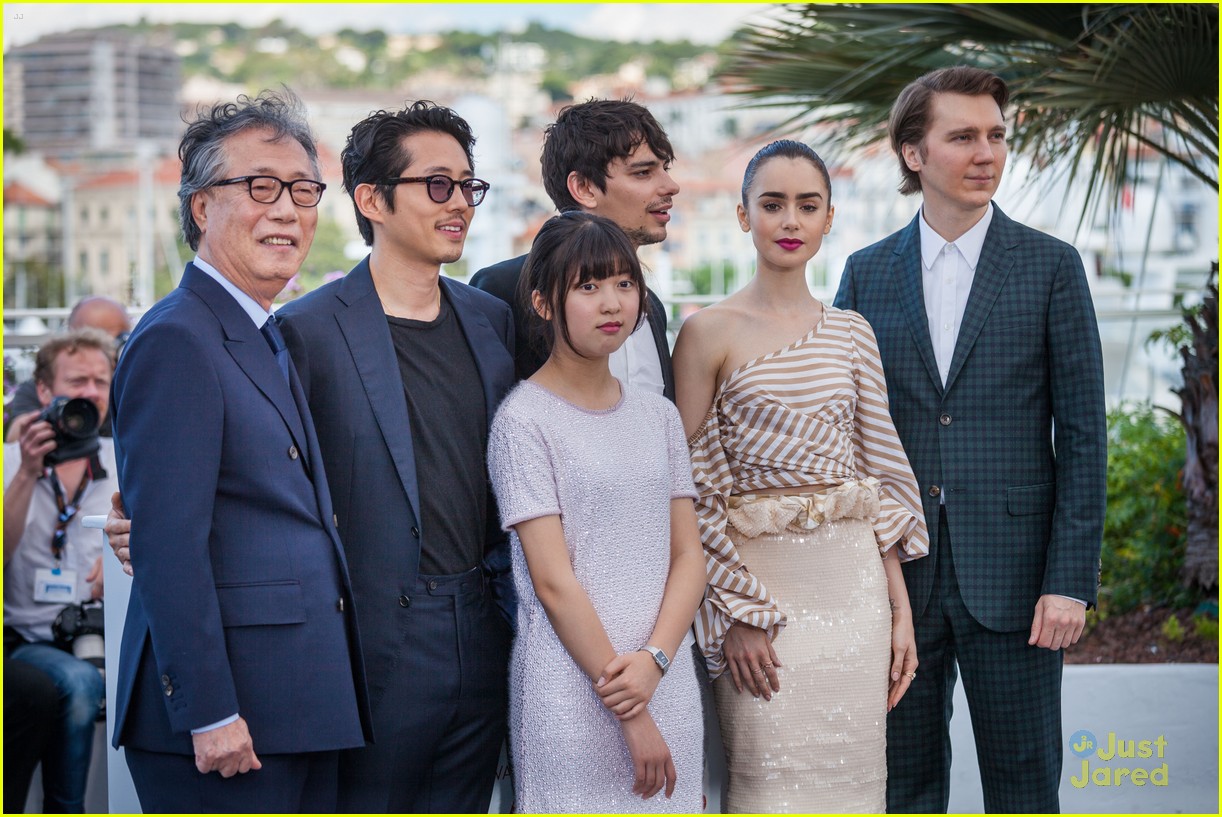 Full Sized Photo of devon bostick lily collins okja cannes premiere 10 ...