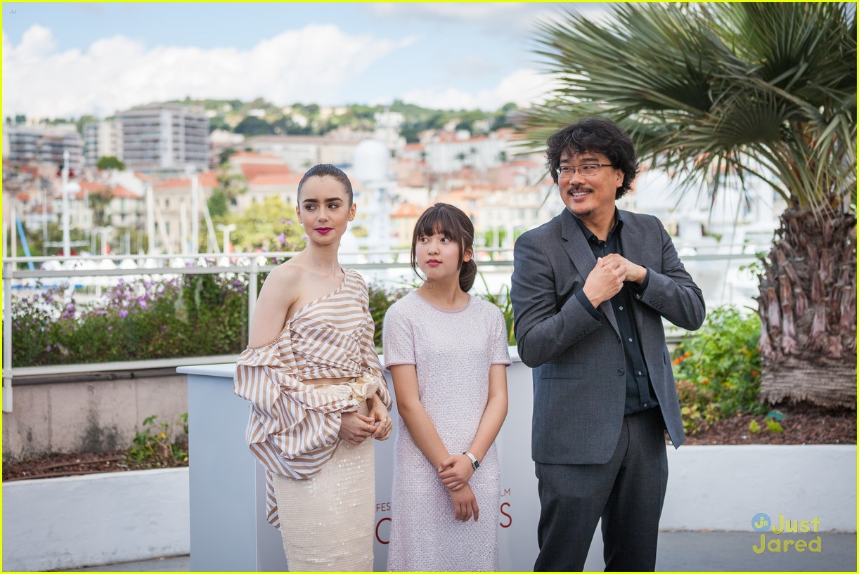 Full Sized Photo of devon bostick lily collins okja cannes premiere 29 ...
