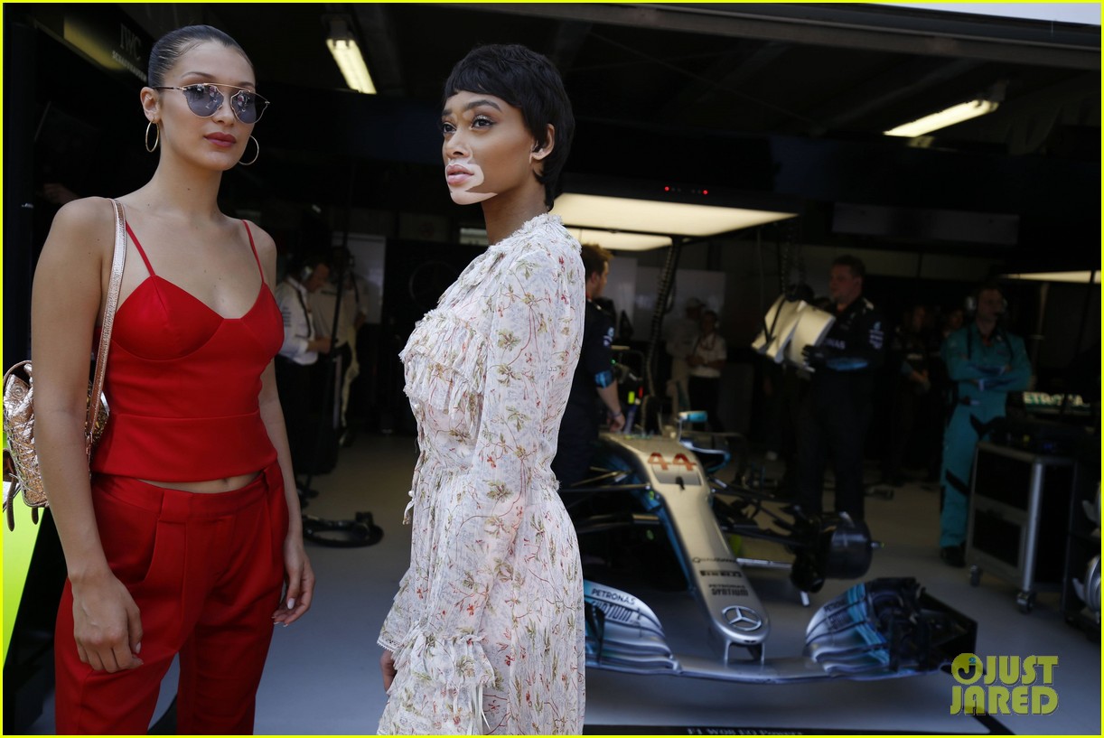 Bella Hadid & Winnie Harlow Are Formula 1 World Championship Models ...