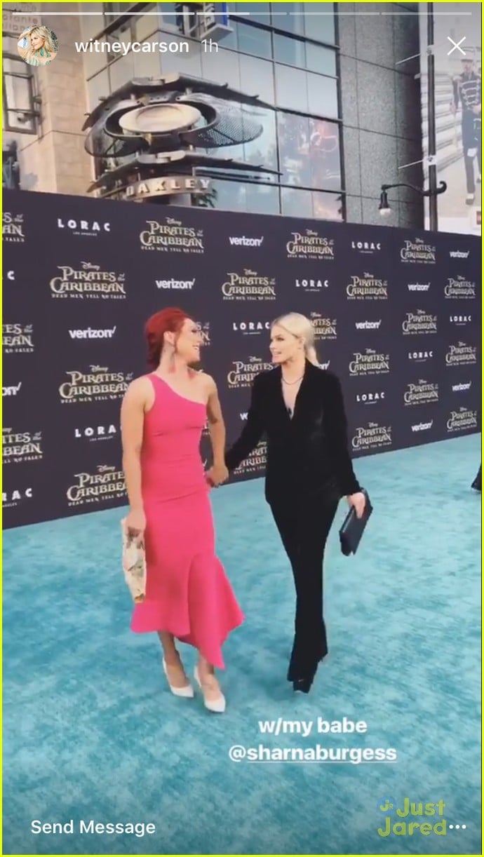 Sharna Burgess & Witney Carson Hit The 'Pirates of the Caribbean ...