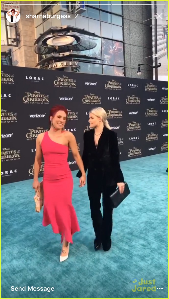 Sharna Burgess & Witney Carson Hit The 'Pirates of the Caribbean ...