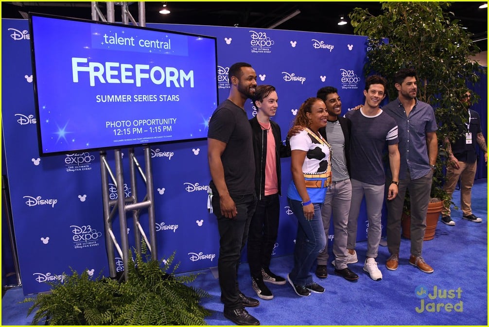 Full Sized Photo of kyle harris hayden byerly d23 expo freeform guys 13 ...