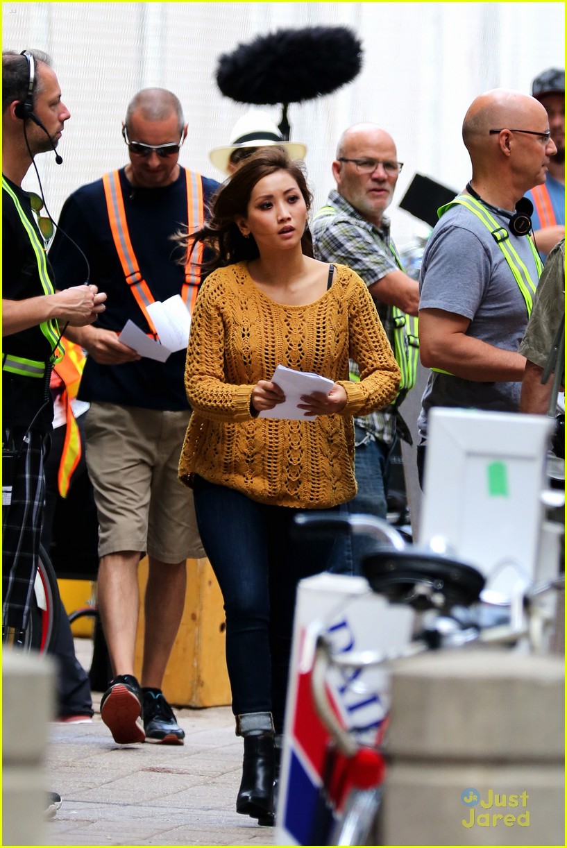 Full Sized Photo of brenda song angry angel set filming 04 | Brenda ...