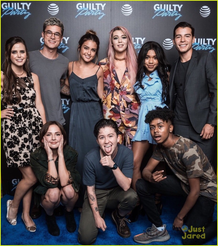 Full Sized Photo of guilty party friends fam screening pics 02 | Teala Dunn, Manolo Gonzalez ...